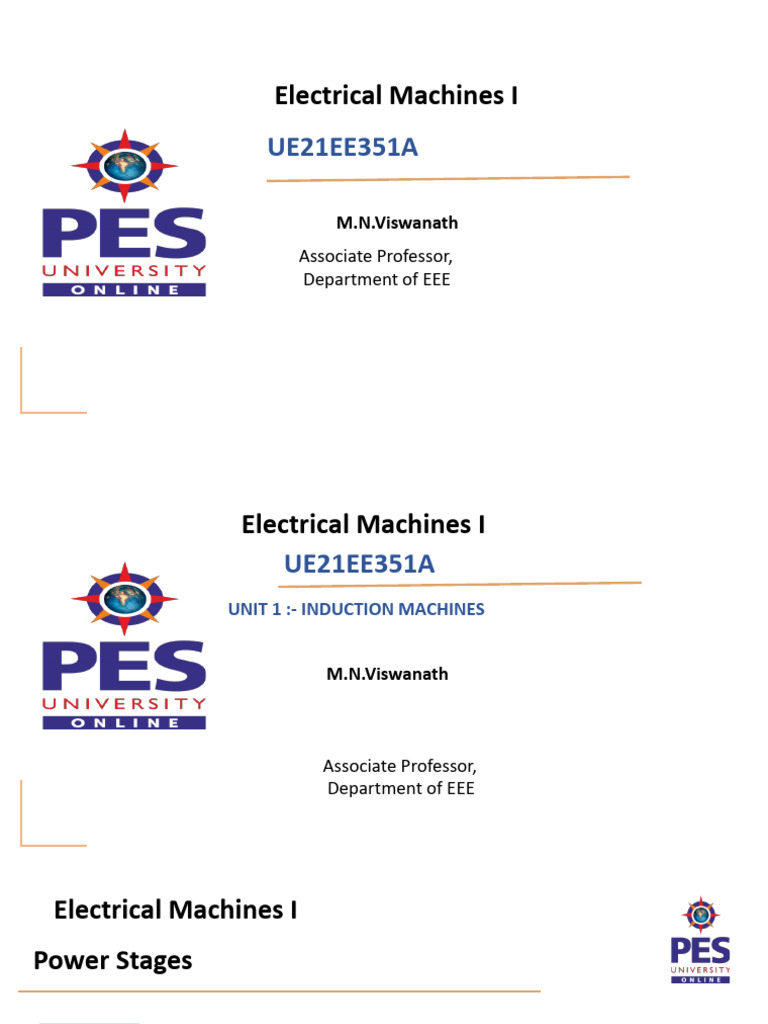 EM_Unit-4_Slides | PDF | Electric Motor | Capacitor