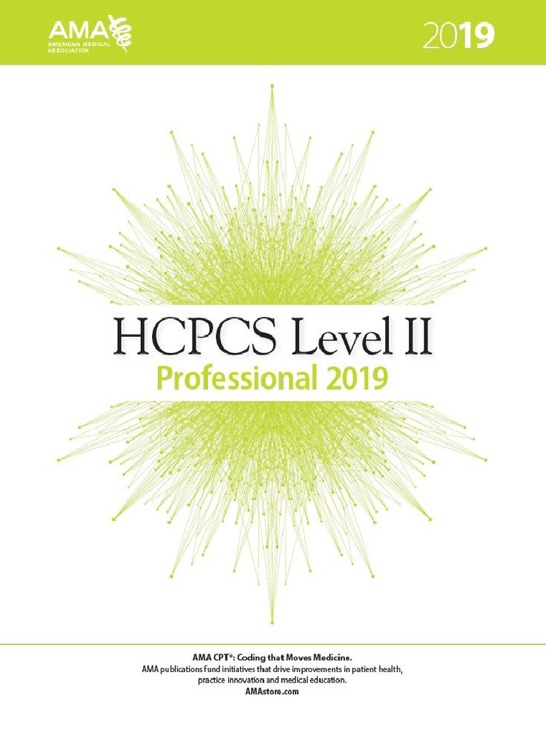 Hcpcs Healthcare Common Procedure Coding System 2019 Compress | PDF ...