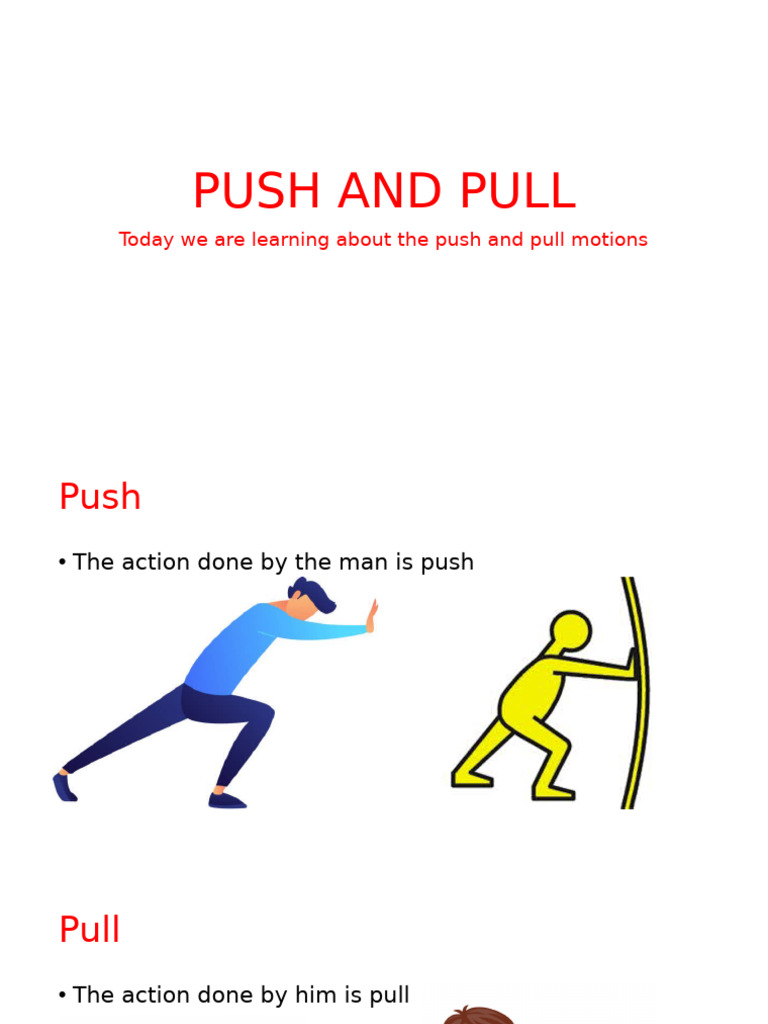 Understanding Push and Pull Motions | PDF