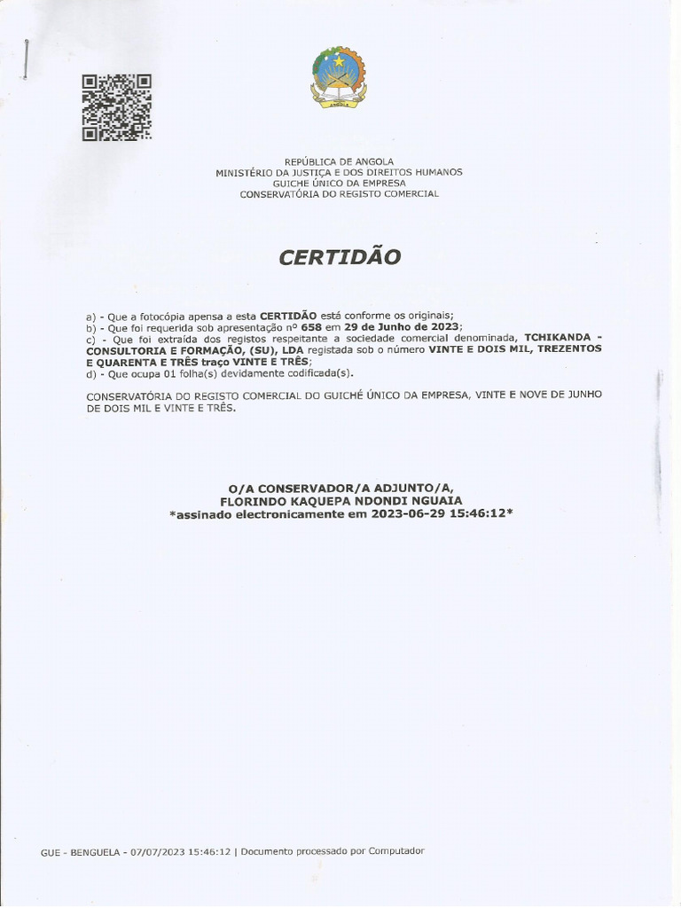 CERTIDÃO | PDF