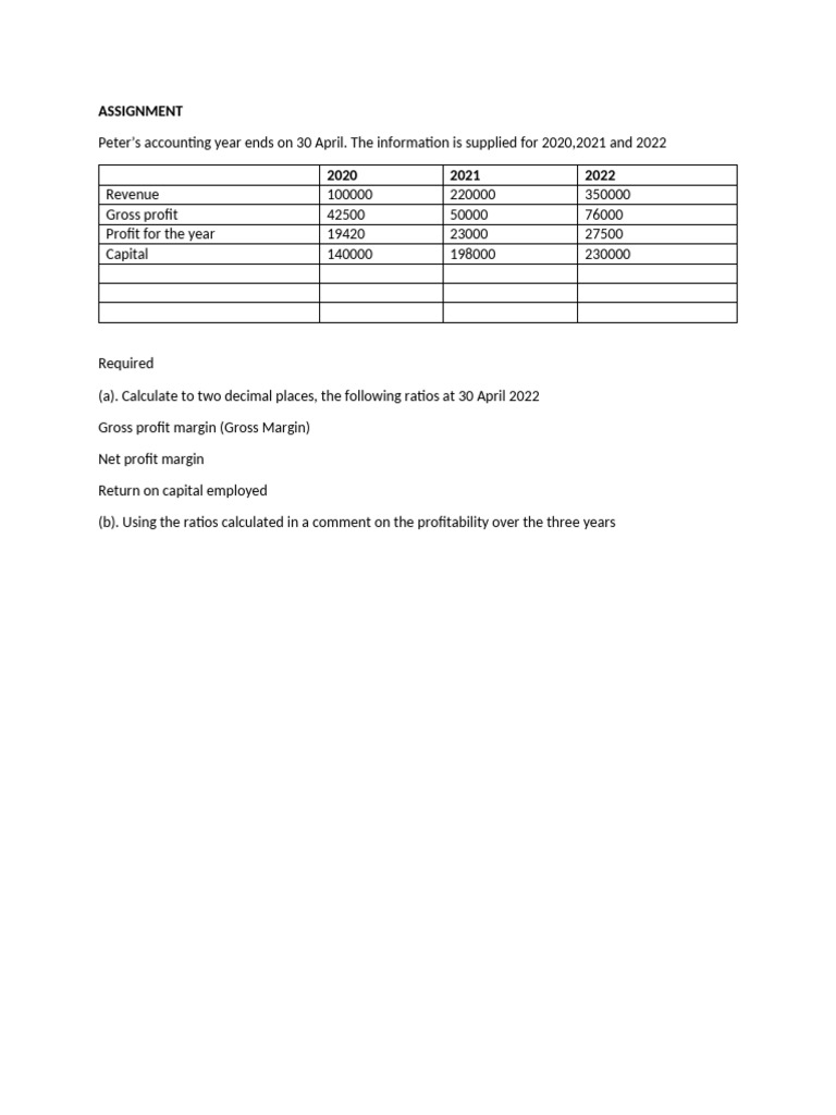 Assignment Form 3 | PDF