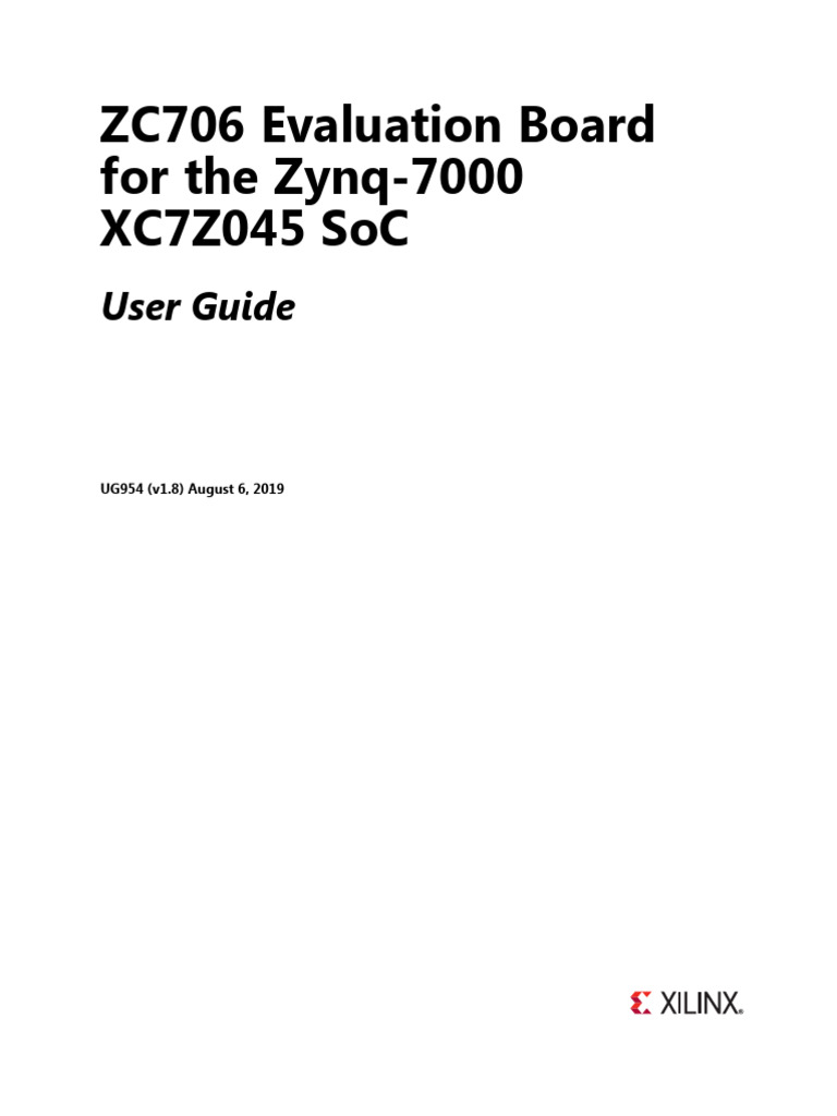 Ug954 zc706 Eval Board xc7z045 Ap Soc 1596272 | PDF | Usb | Legal Liability