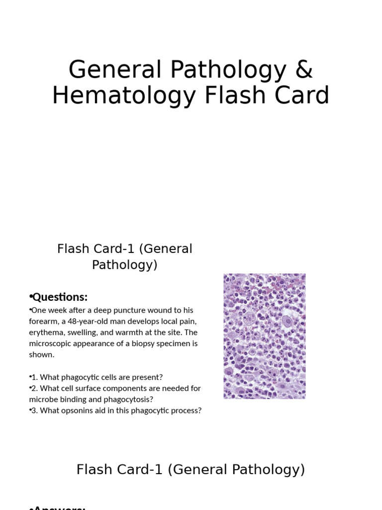 General Pathology & Hematology | PDF | Wound Healing | Anemia