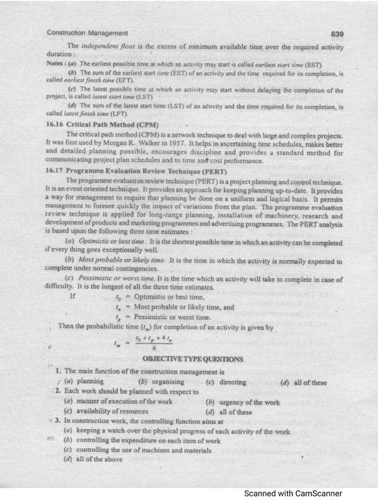 Construction Management | PDF