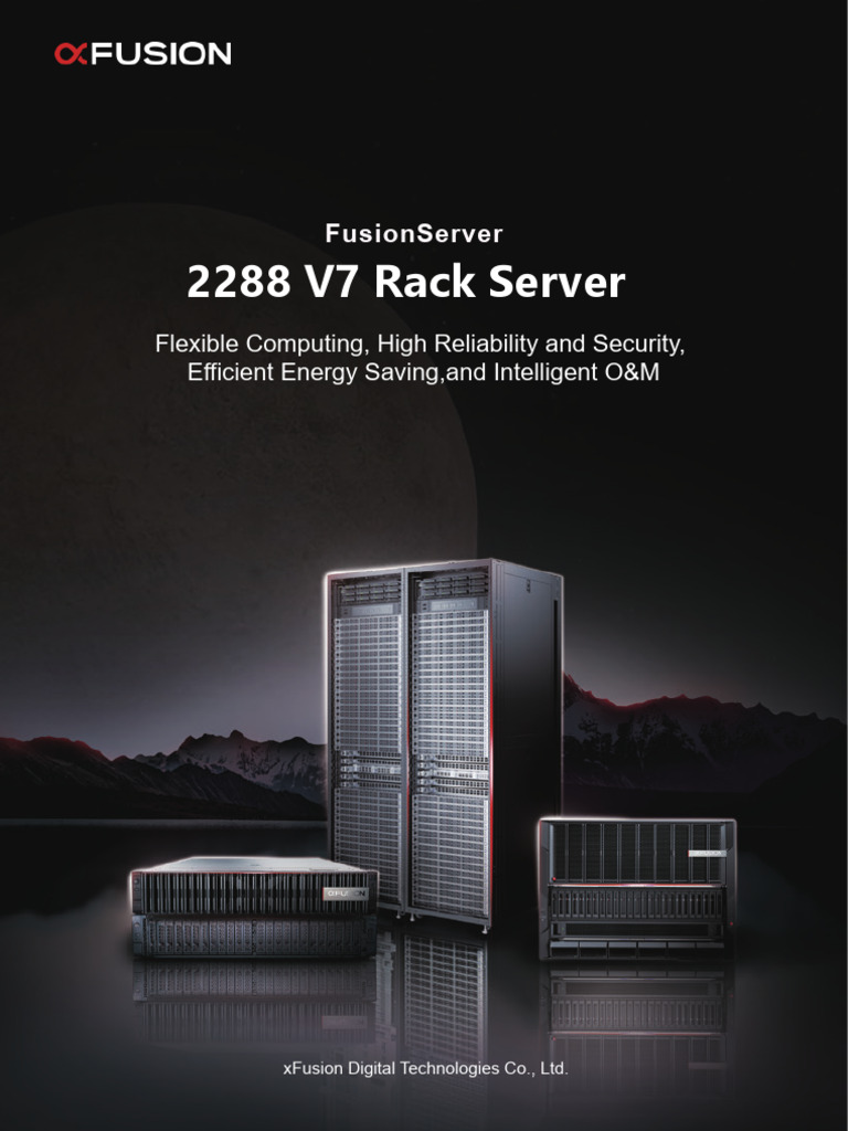 FusionServer 2288 V7 Rack Server Datasheet | PDF | Solid State Drive | Computing