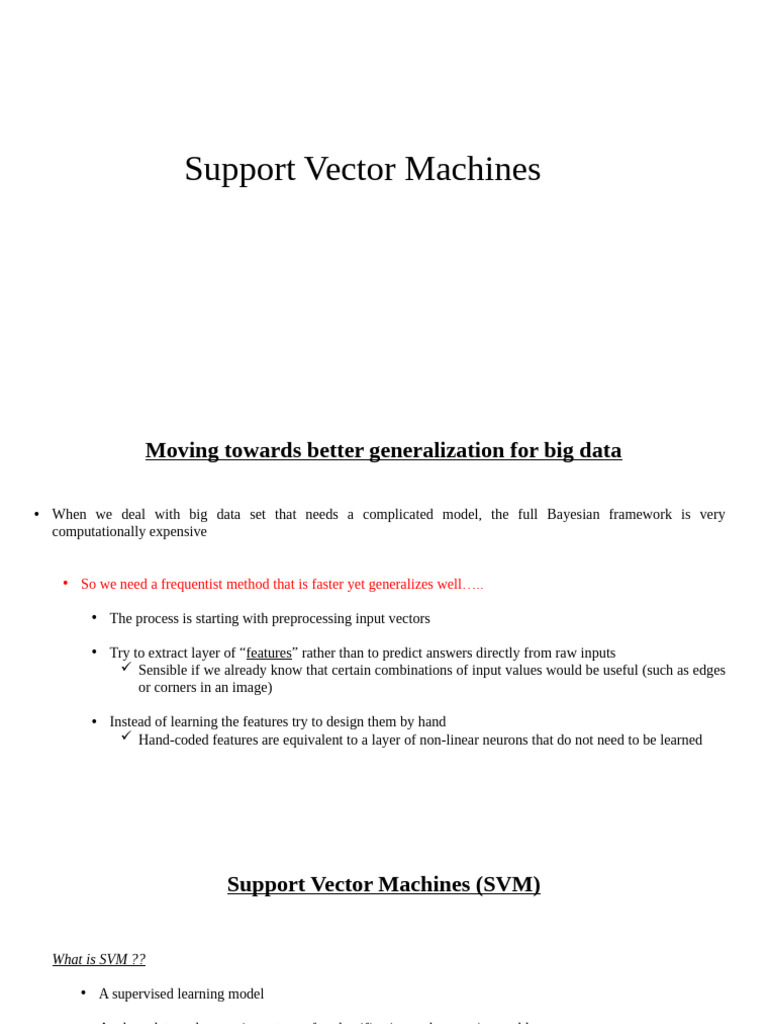 Understanding Support Vector Machines | PDF | Support Vector Machine ...