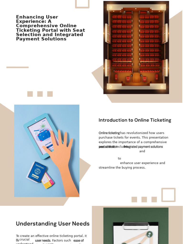 Online Ticketing Portal User Experience | PDF