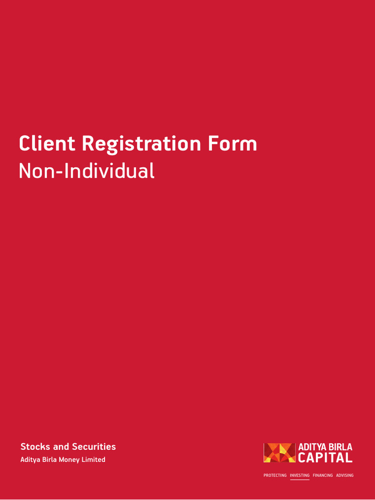 ABML CombinedKYCForm Update2 Nonindividuals | PDF | Identity Document ...