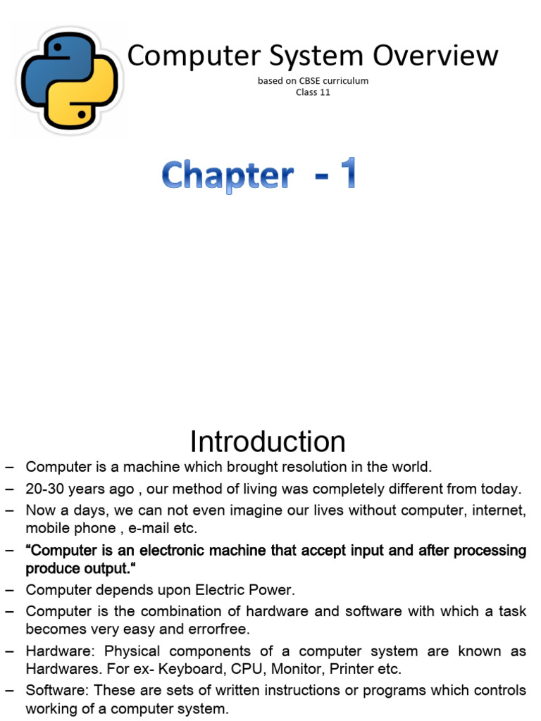 Xi Cs c1 Computer Stetem Overview 1 | PDF | Random Access Memory | Dynamic Random Access Memory