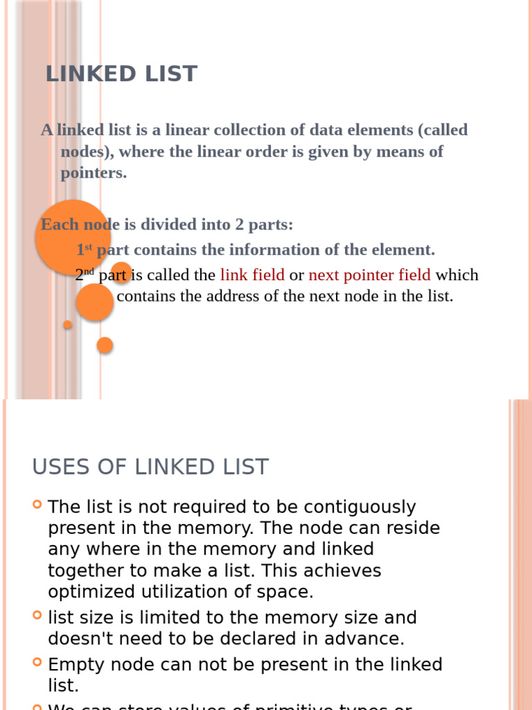 Linked List | PDF | Data Management | Computer Science