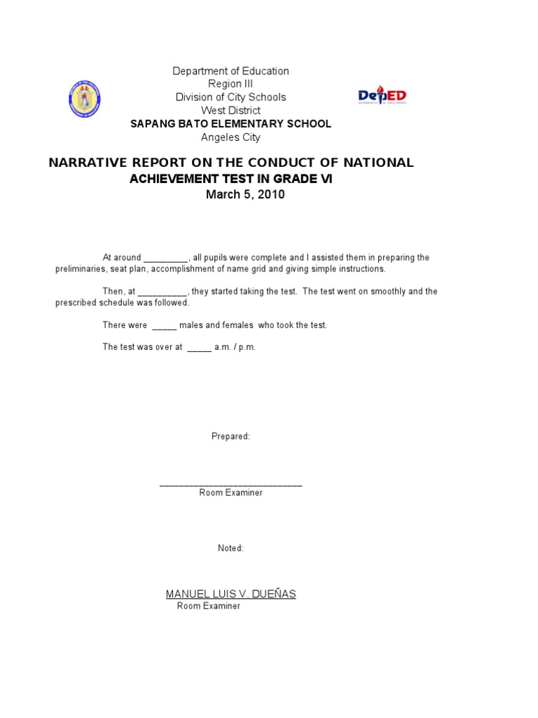 NAT Results 2009-2010 | PDF | Student Assessment And Evaluation | Test ...