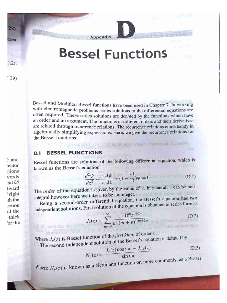 bessel function | PDF