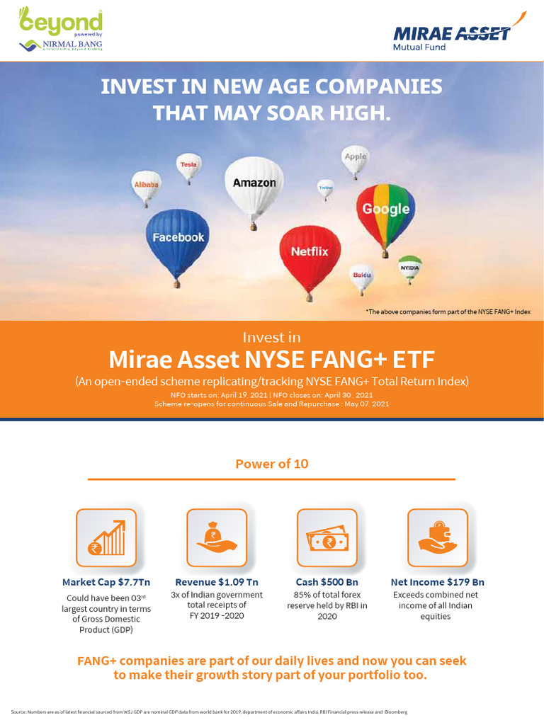 Invest in FANG+ Growth with Mirae ETF | PDF | Trademark | Exchange ...