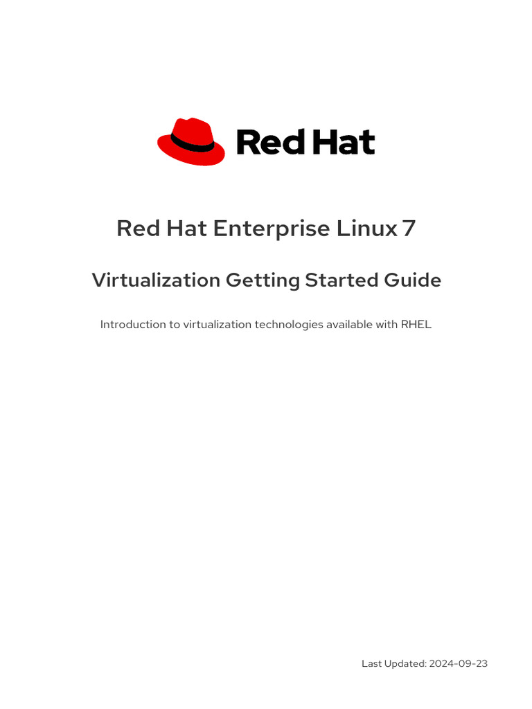 Red Hat Enterprise Linux-7-Virtualization Getting Started Guide-En-US | PDF | Virtualization ...