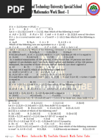 Grade 12 Maths Unit 1 Work Sheet | PDF | Mathematical Analysis | Mathematics