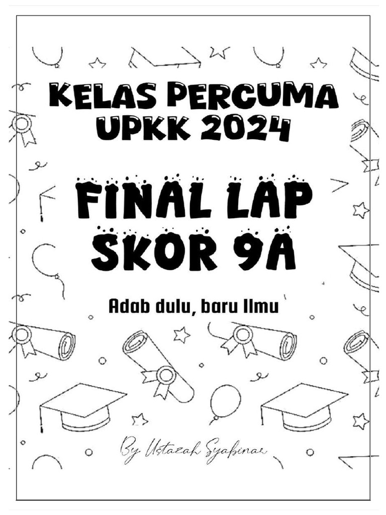 Final Lap Malam Peperiksaan Upkk 2024 | PDF
