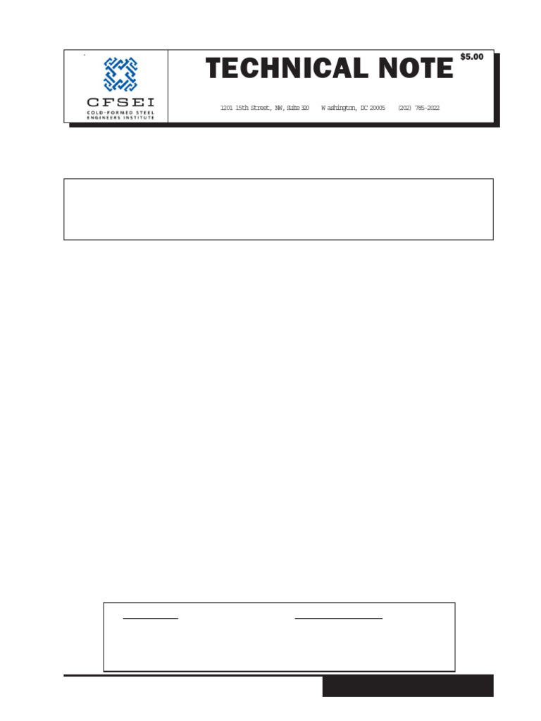 Cold-Formed Steel Design Software | PDF