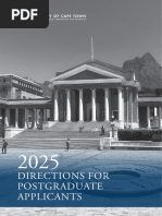 Uct Handbook 01 2025 General Housing Information | PDF | Housekeeping | Fee