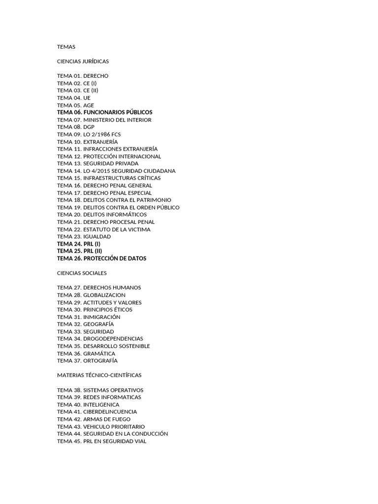 TEMAS | PDF