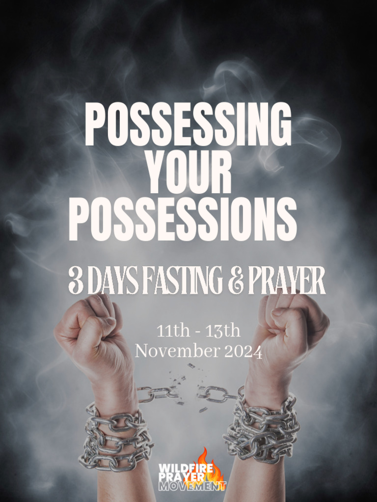 Possessing Your Possessions - 3 Days Prayer & Fasting PDF | PDF | Jesus | Faith