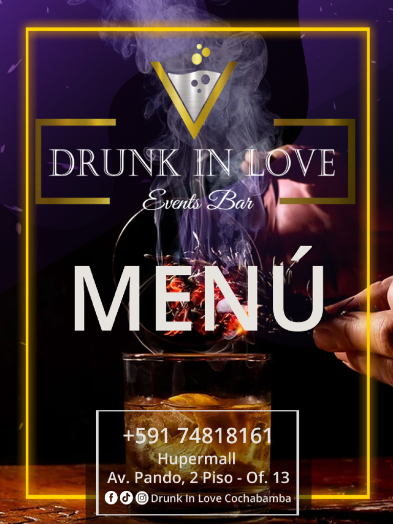 Menú Drunk in Love | PDF