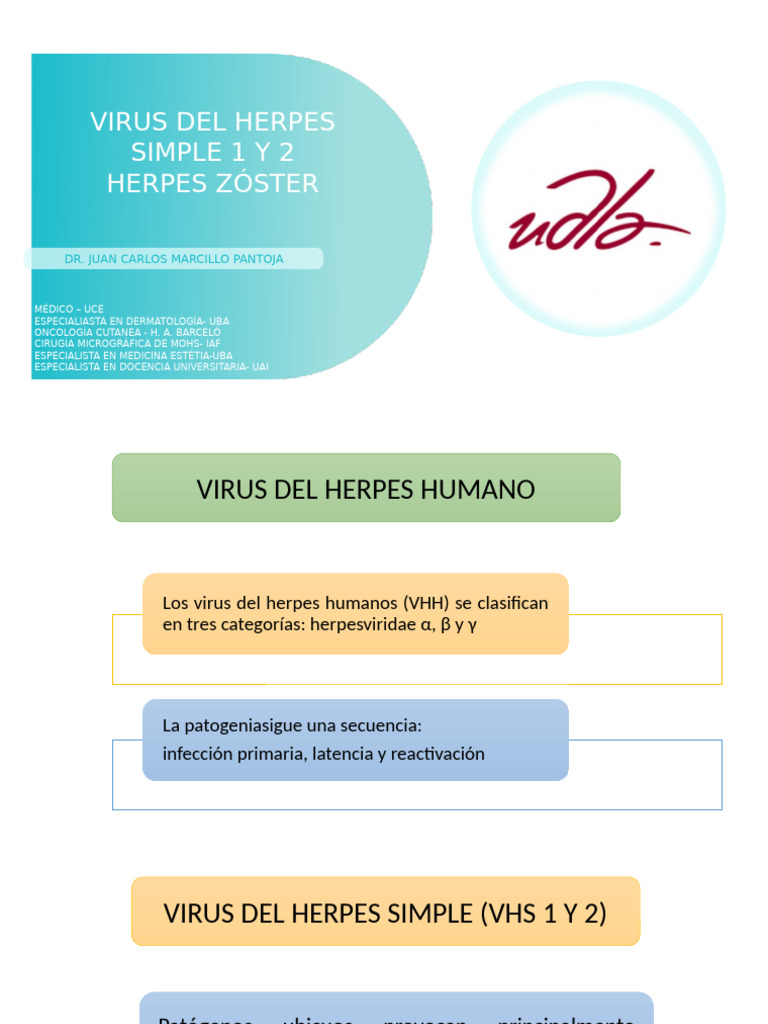 Guía Completa sobre Herpes Simple y Zóster | PDF | Enfermedades virales ...