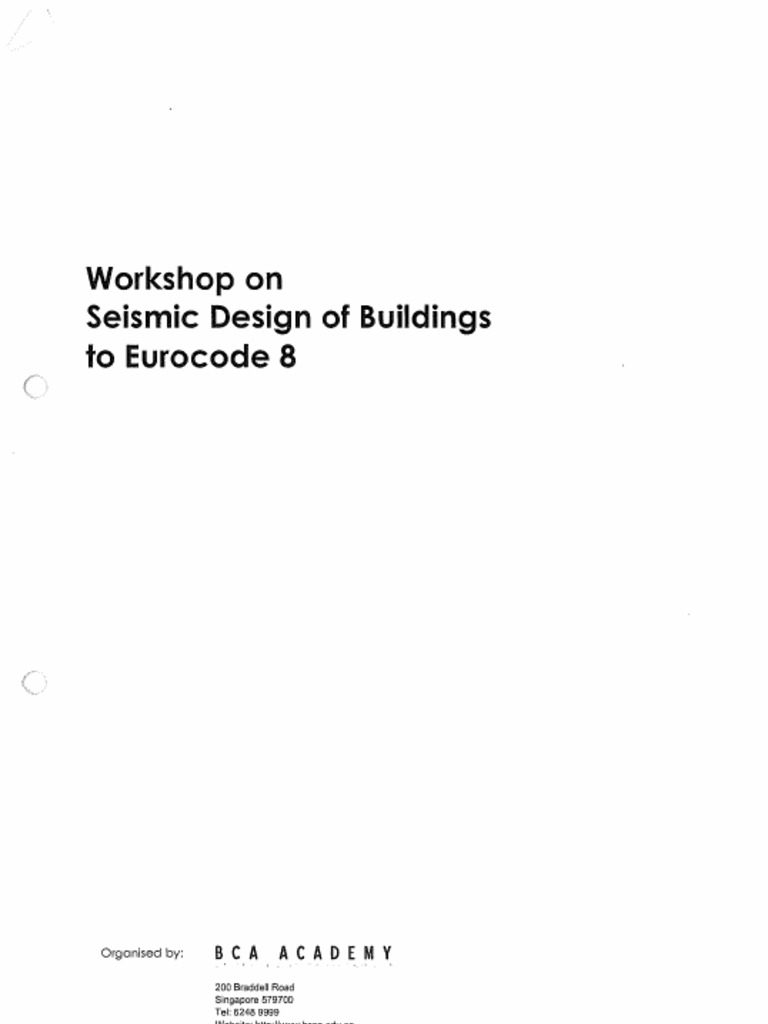 EC8 Workshop Singapore | PDF