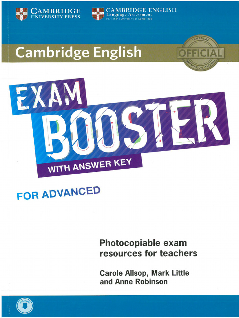 Cambridge English Exam Booster For Advanced With Answer Key | PDF