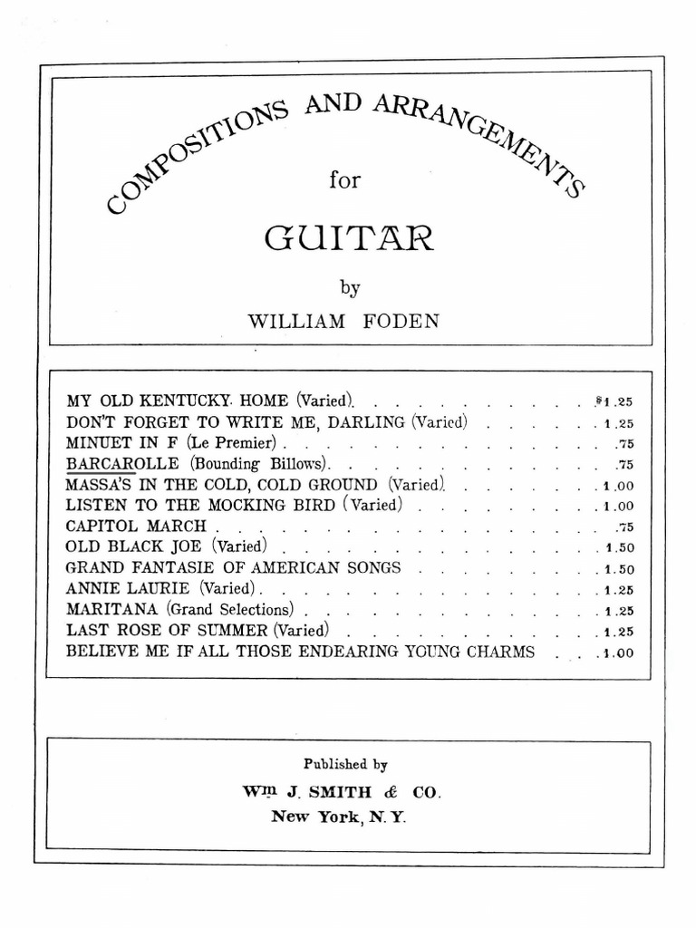 William_Foden_-_Barcarolle | PDF