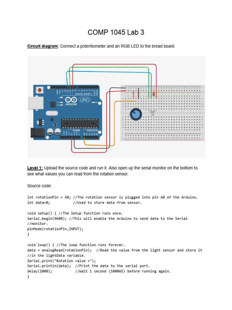 COMP 1045 Lab 3 - F24 | PDF