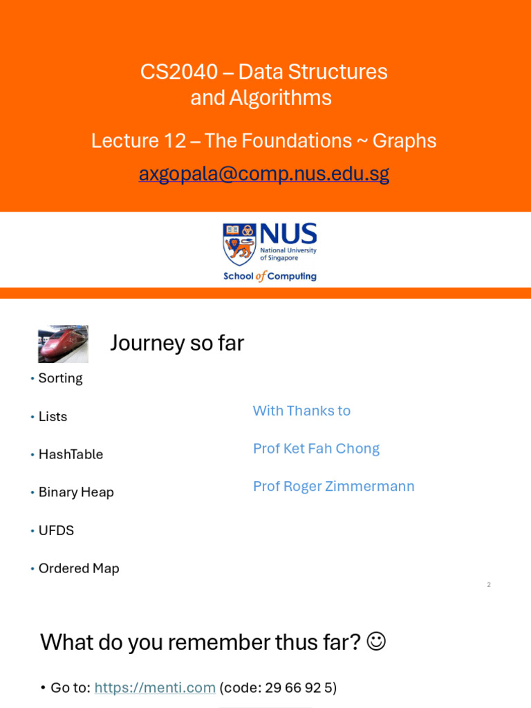 Lecture12 The Foundations - Graphs | PDF | Vertex (Graph Theory ...