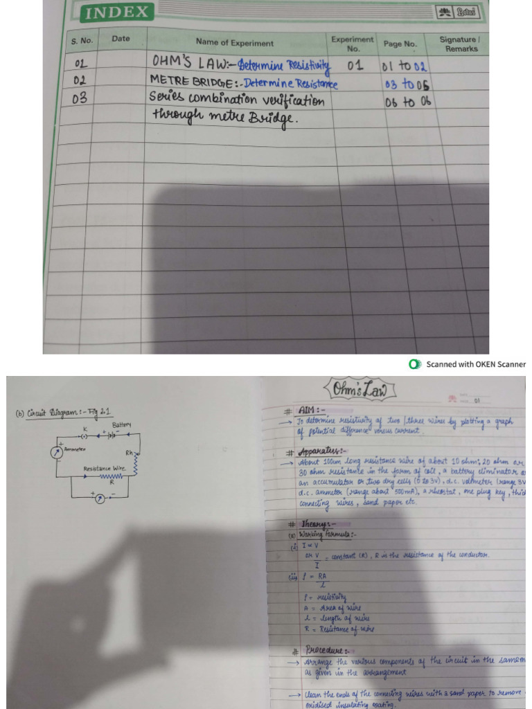 Phy Practicals | PDF