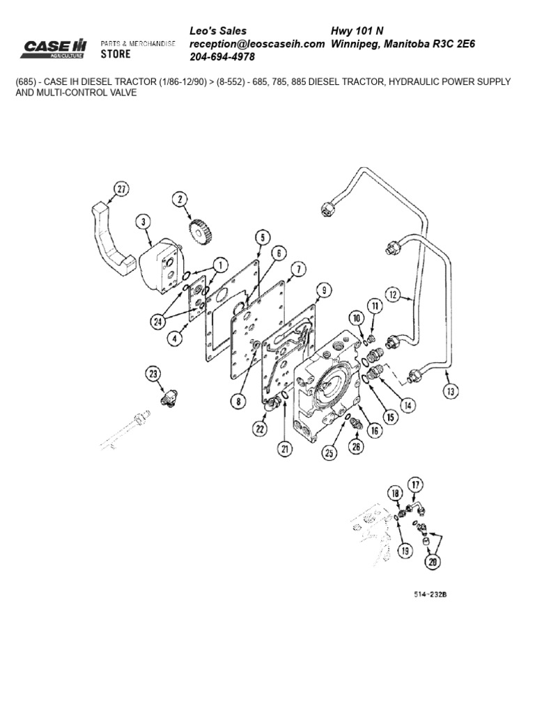 Case IH Multi-Control Valve Parts List | PDF | Mechanical Engineering ...