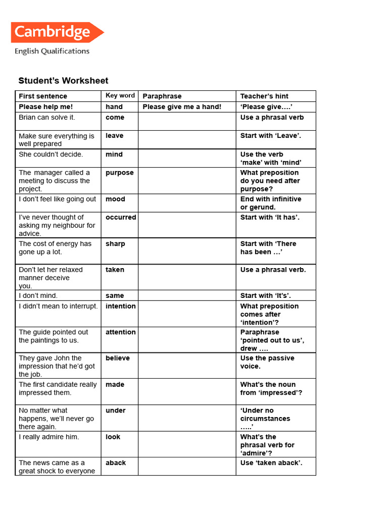 Cambridge-english-c2-proficiency-reading-part-4 .docx (1) | PDF | Verb ...