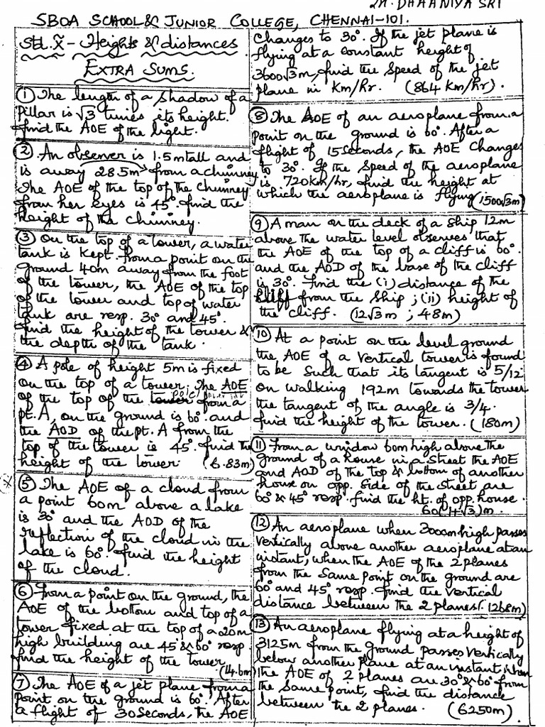 10 Heig & Dist WS Sboa 2024-25 | PDF