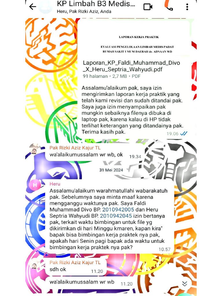 Bukti ACC Laporan KP_Faldi Muhammad Divo_Heru Septria Wahyudi | PDF