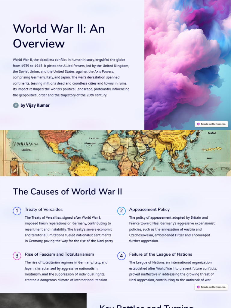 World War II An Overview | PDF | Nazi Germany | Allies Of World War II