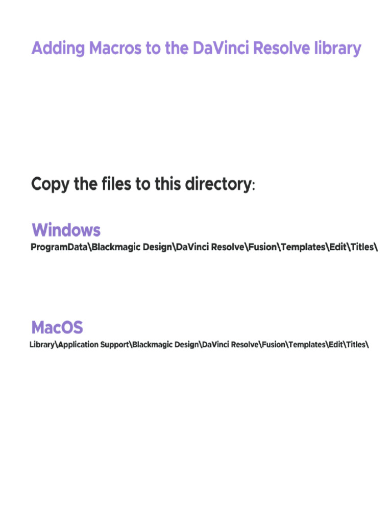 Adding Macros To Library | PDF