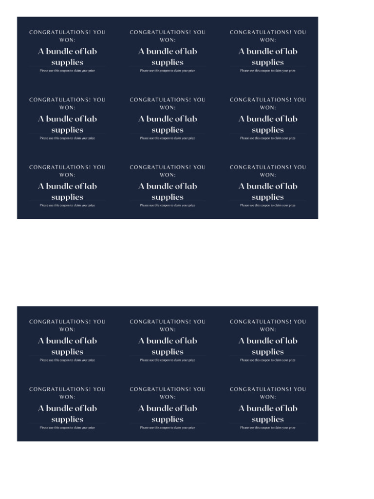 Coupons | PDF