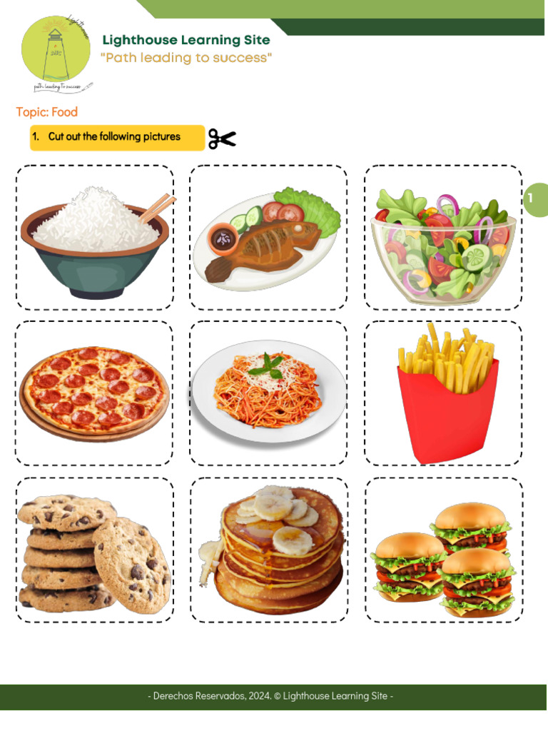 Food A1 Kids W1 | PDF