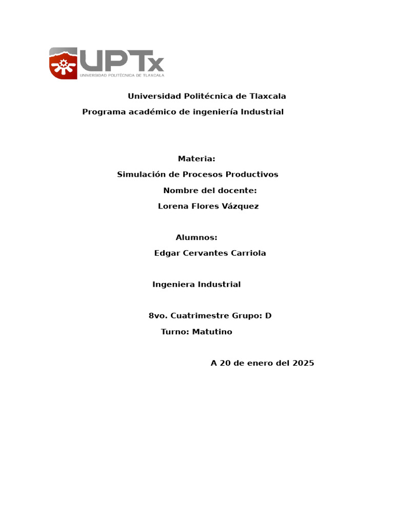 Mapa Conceptual Simulación | PDF