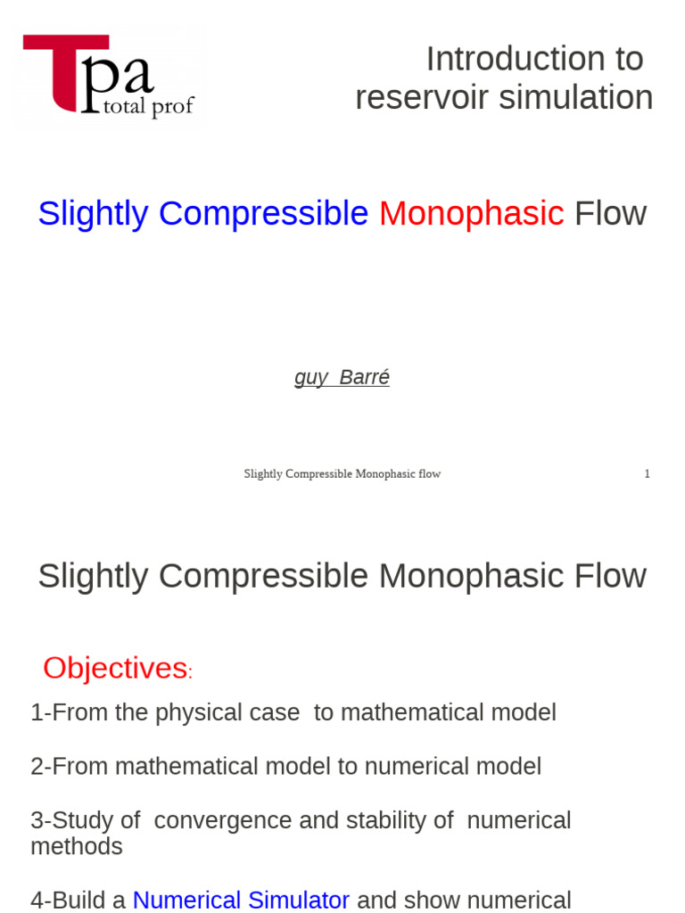 Chap-2 Slightly Compressible Monophasic Flow | PDF | Subtraction ...