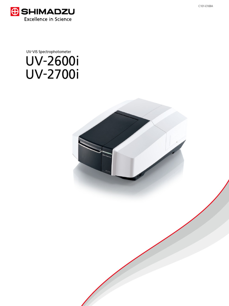 Shimadzu UV2600 - UV2700i Brochure | PDF | Ultraviolet–Visible ...