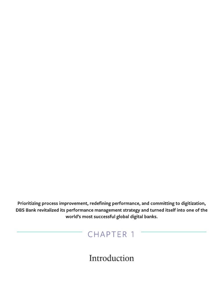 Redefining Performance Management at DBS Bank | PDF