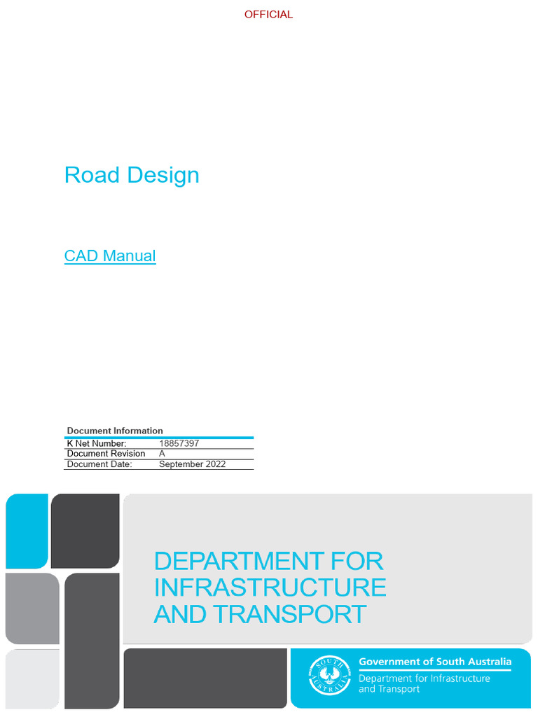 Road Design CAD Manual Guide | PDF | Latitude