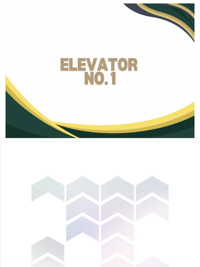 Elevators and Escalators | PDF | Elevator | Energy Conservation