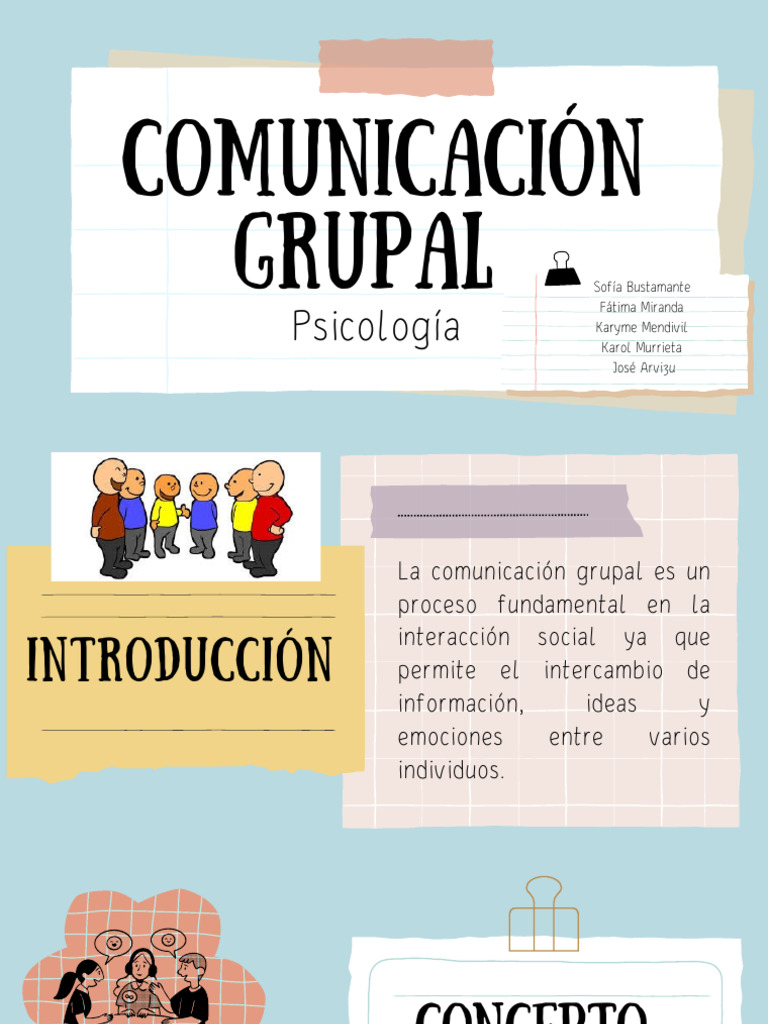 Comunicacion Grupal | PDF | Comunicación | Información