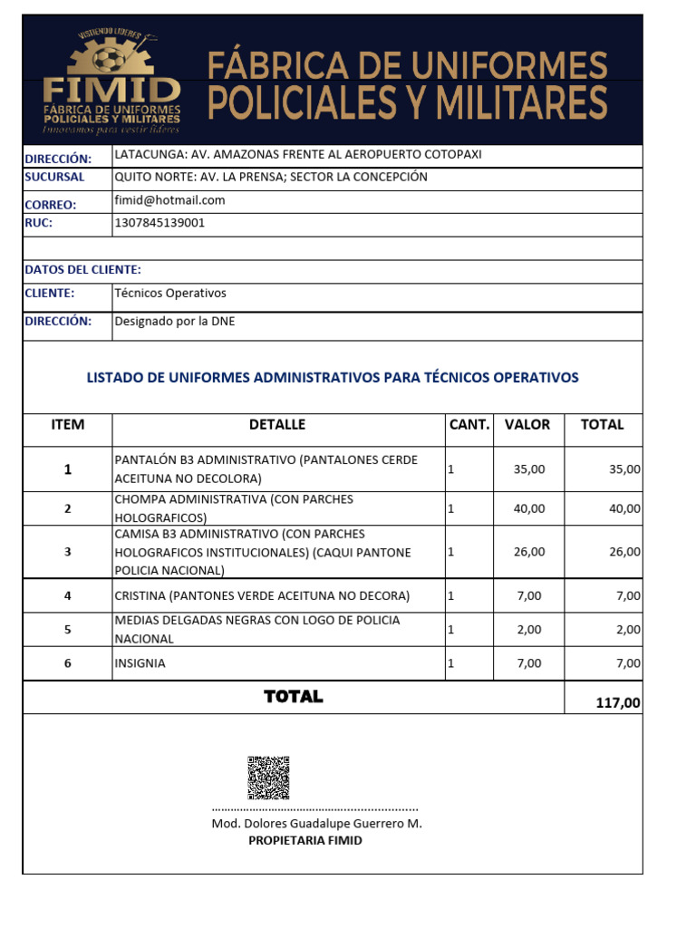 Proforma Administrativos Signed | PDF