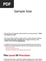 Lesson 4 | PDF | Sample Size Determination | Sampling (Statistics)