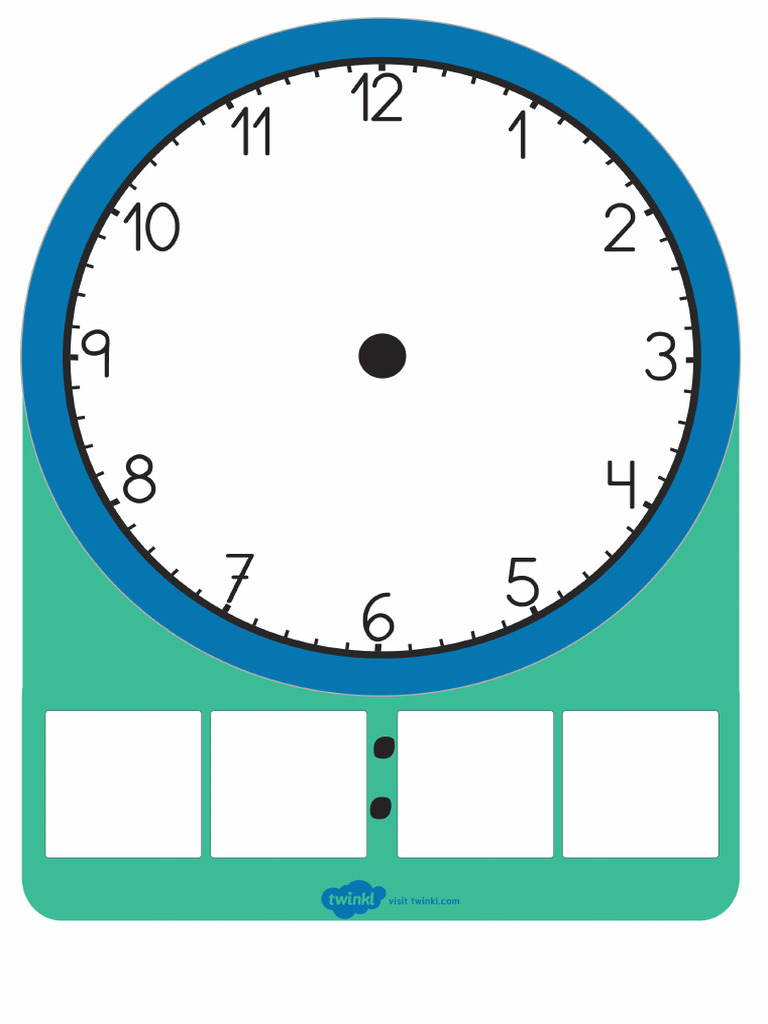 Actividad de Relojes Digitales Y Analogicos | PDF